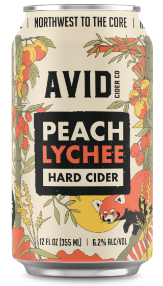 PEACH LYCHEE - Avid Cider Company
